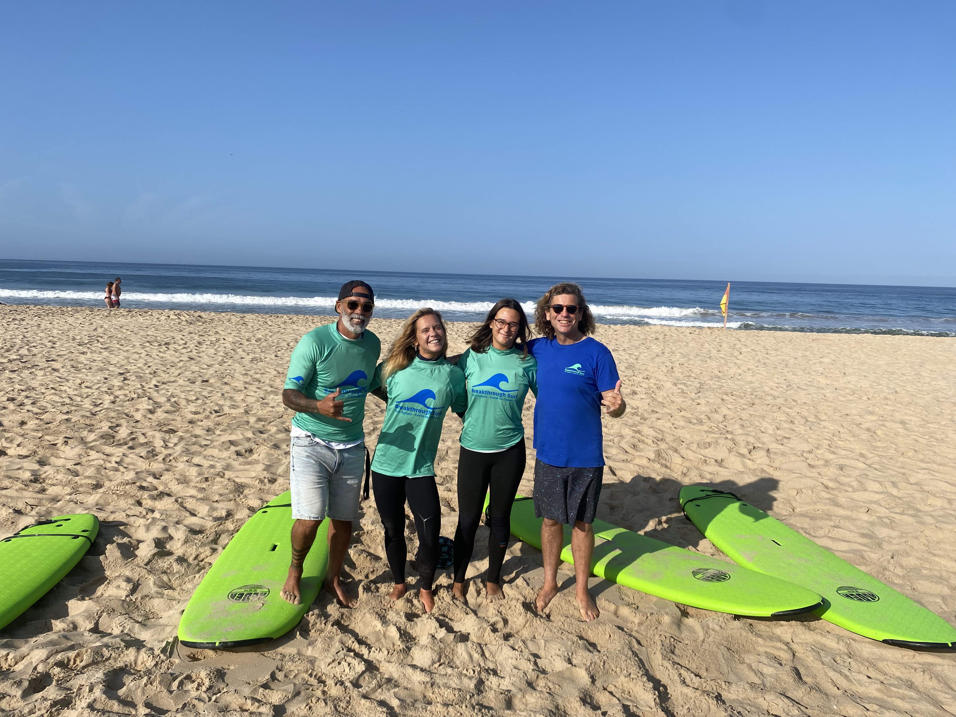 Breakthrough Surf School coaches team. Experienced and certified surf ...